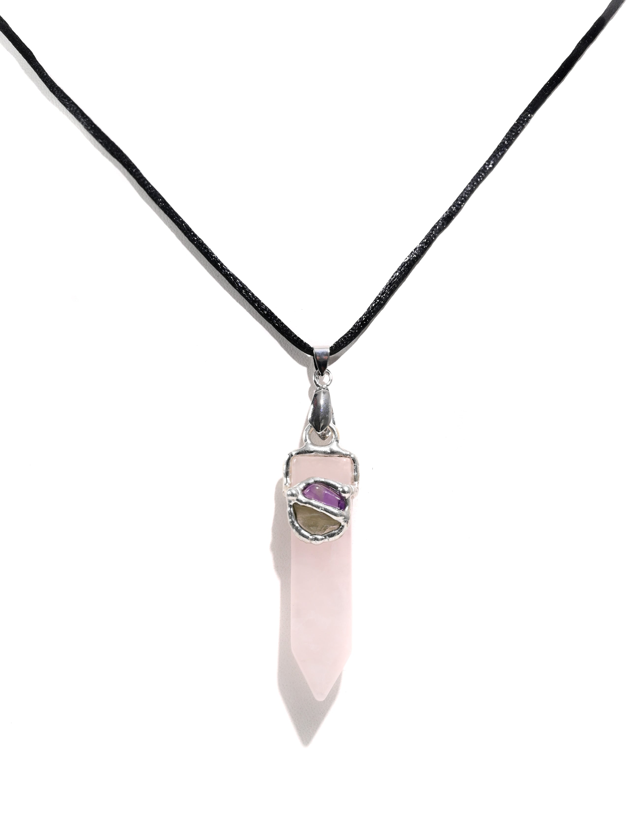 Quantum Love Moldavite Blade Pendant | js110-BLM03 | Shamans Market