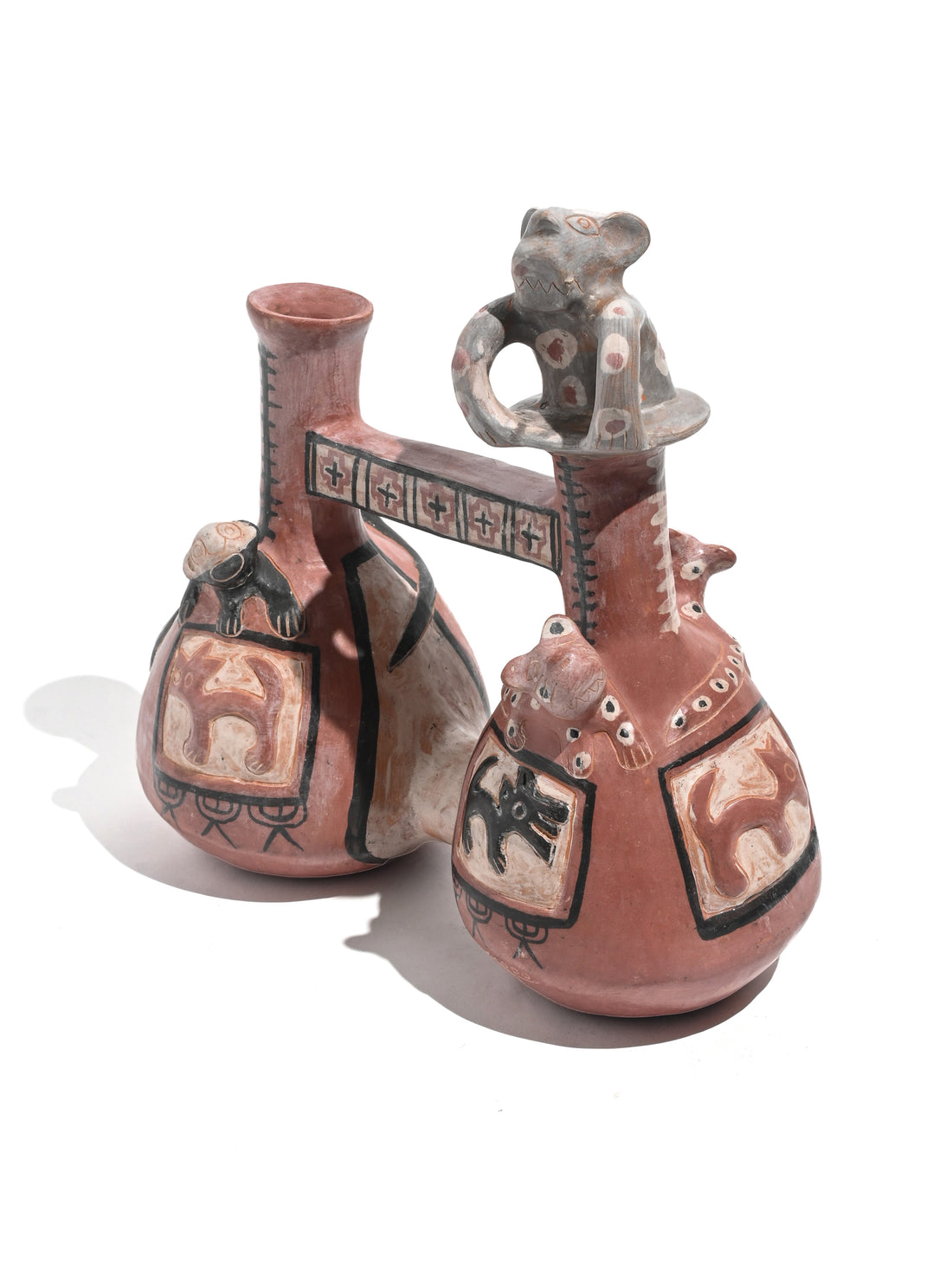Huaco Silbador-Peruvian Whistling Vessel - Female Cougar | mmwv027 ...