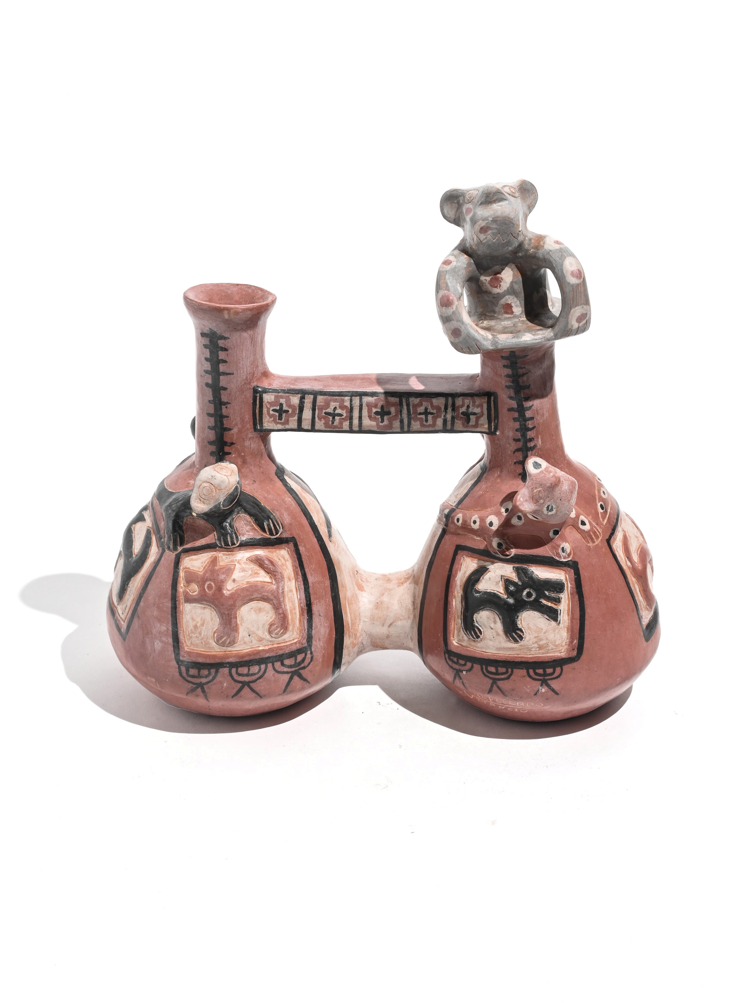 Huaco Silbador-Peruvian Whistling Vessel - Female Cougar | mmwv027 ...