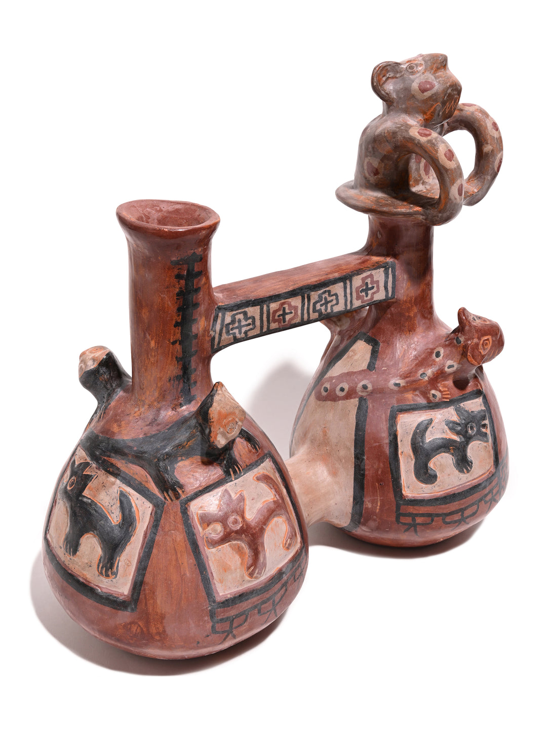 Huaco Silbador-Peruvian Whistling Vessel - Female Cougar | mmwv027 ...
