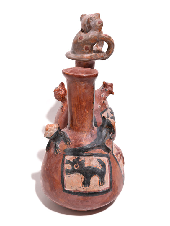Huaco Silbador-Peruvian Whistling Vessel - Female Cougar | mmwv027 ...