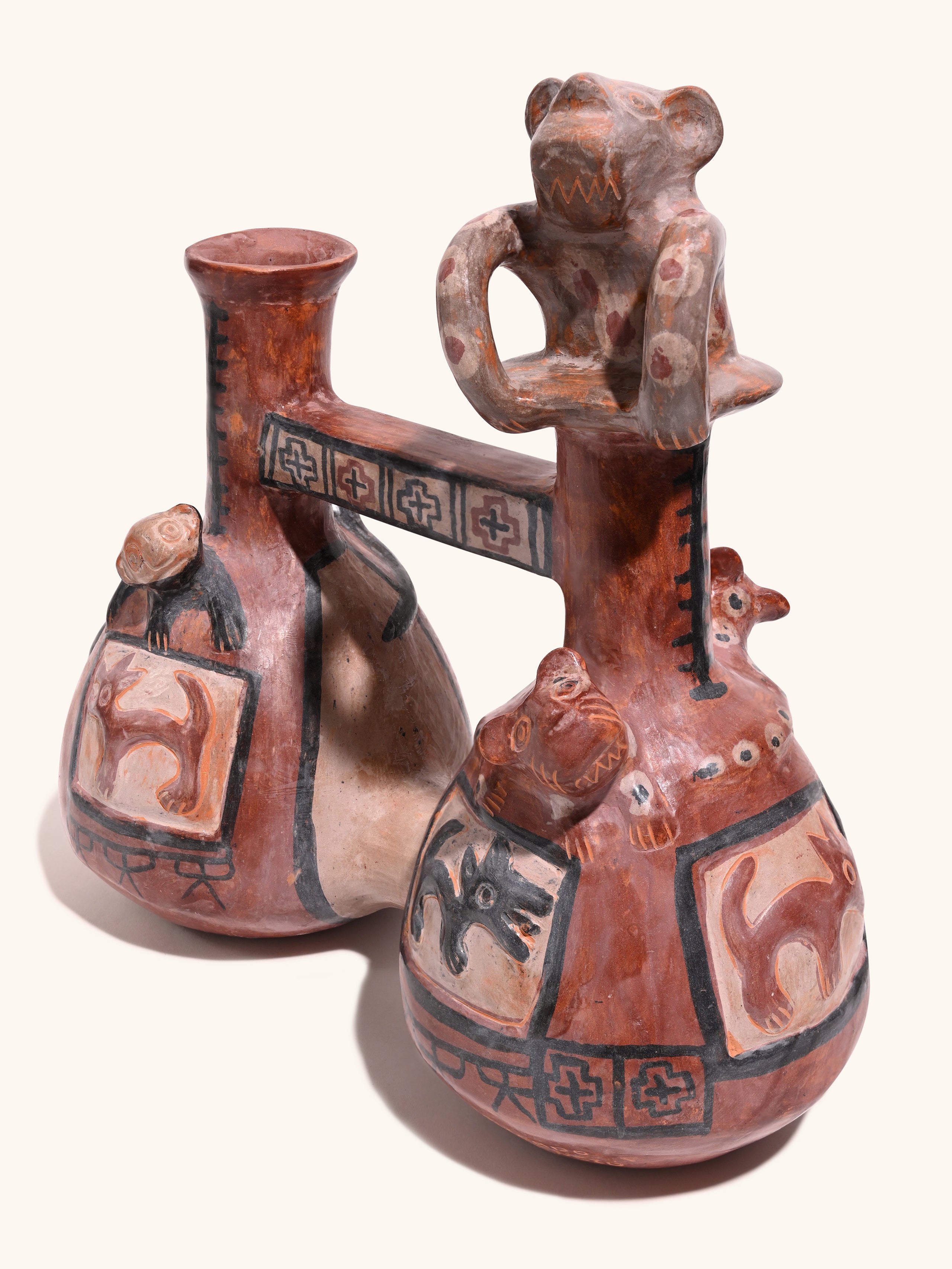 Huaco Silbador-Peruvian Whistling Vessel - Female Cougar | mmwv027 ...