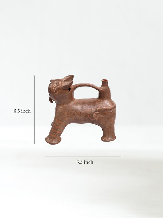 Huaco Silbador-Peruvian Whistling Vessel - Jaguar | mmwv057 | Shamans ...