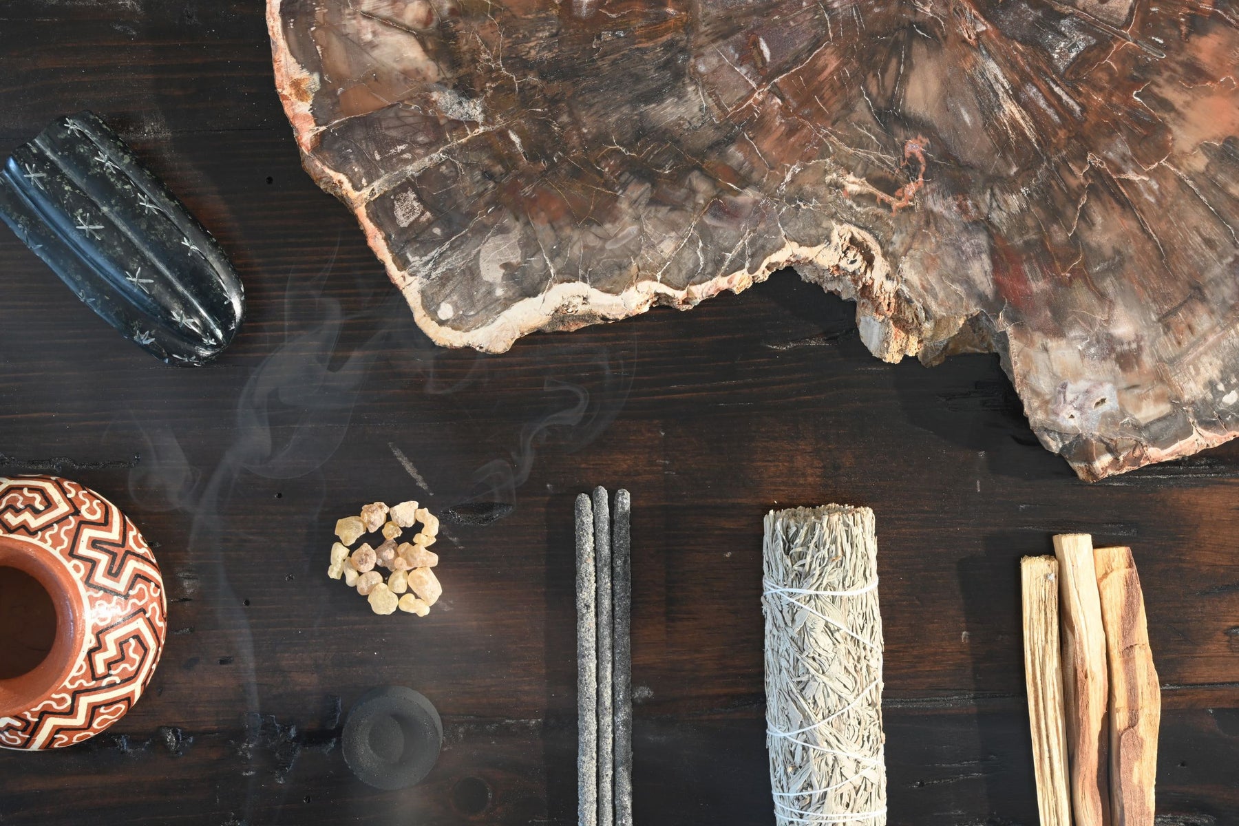 Shamanic Ritual Tools, White Sage, Palo Santo, Smudge | Fair Trade ...