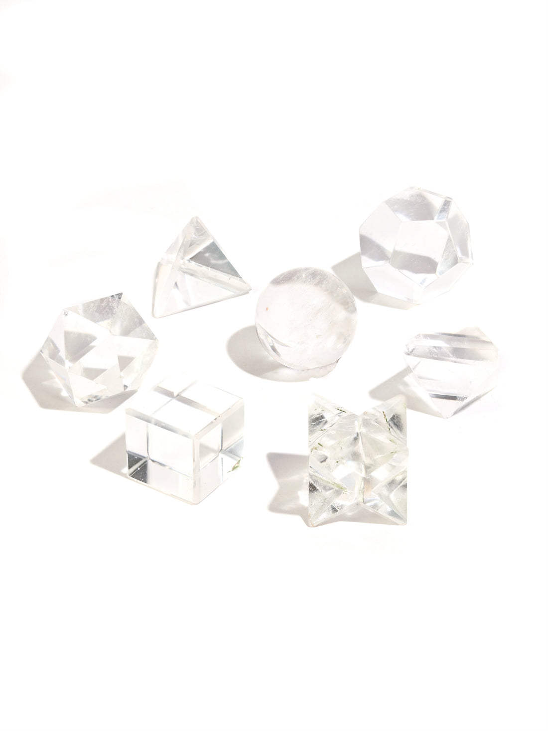 Sacred Geometry Set - Crystal Platonic Solids - 7 piece | si0300 ...
