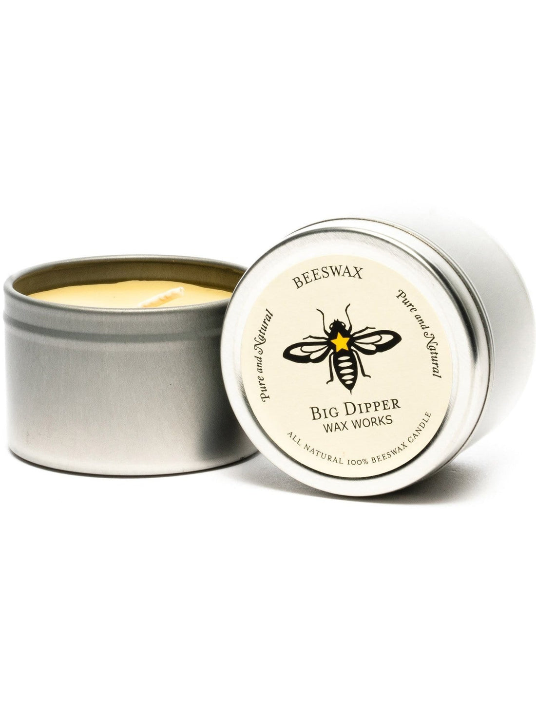 Beeswax Candle Tin | c06 | Shamans Market