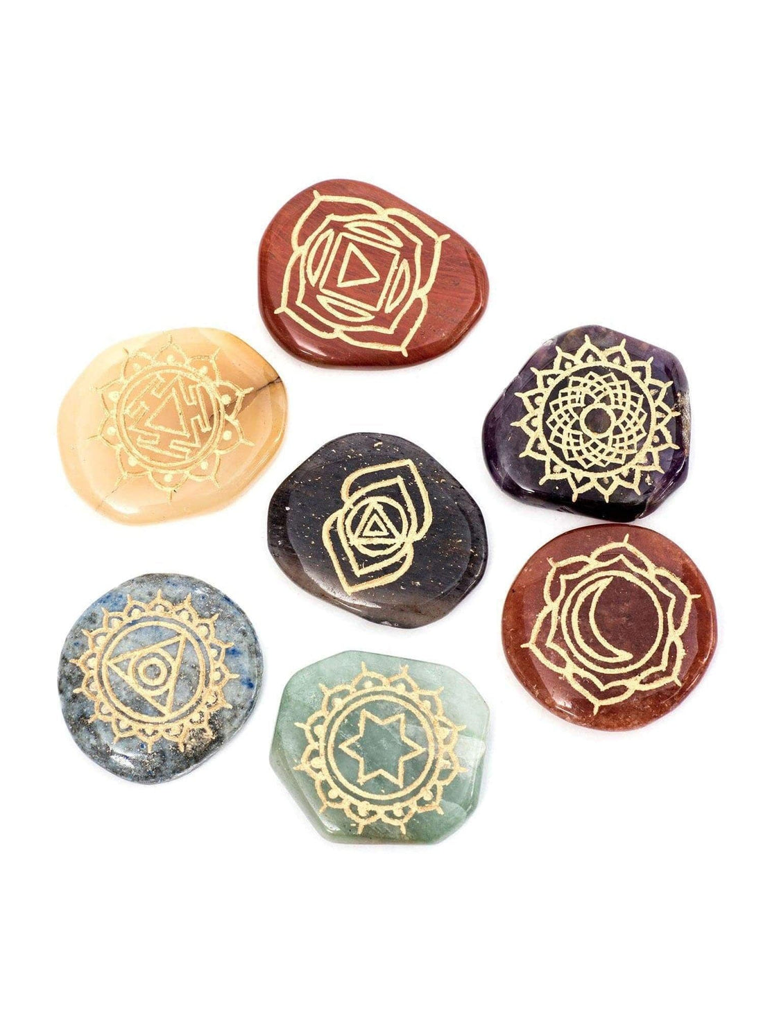 Crystal 7 Piece Chakra Set | si0485 | Shamans Market