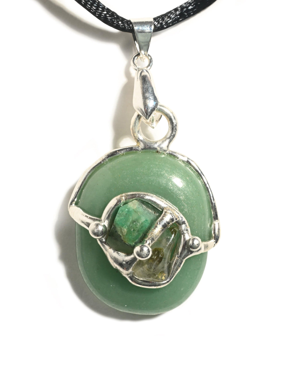 Archangel Raphael Gem Drop Pendant | js12-AGA5 | Shamans Market