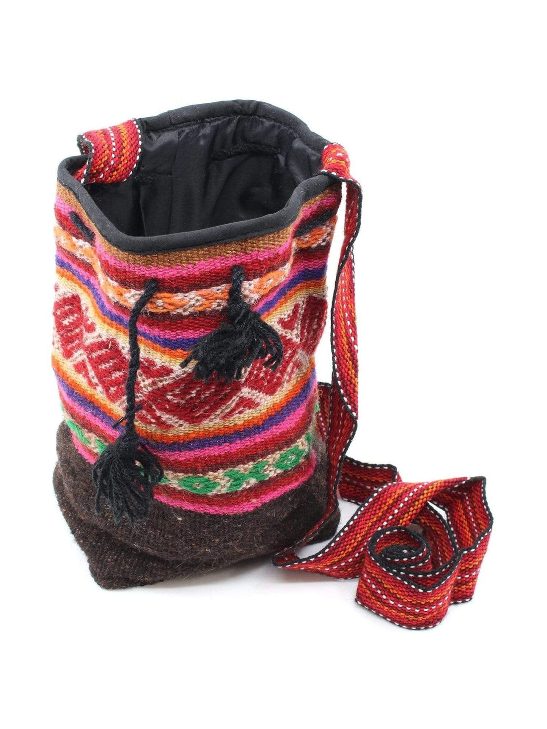 Peruvian Vintage Textile Drawstring Bag | tx1107-03 | Shamans Market
