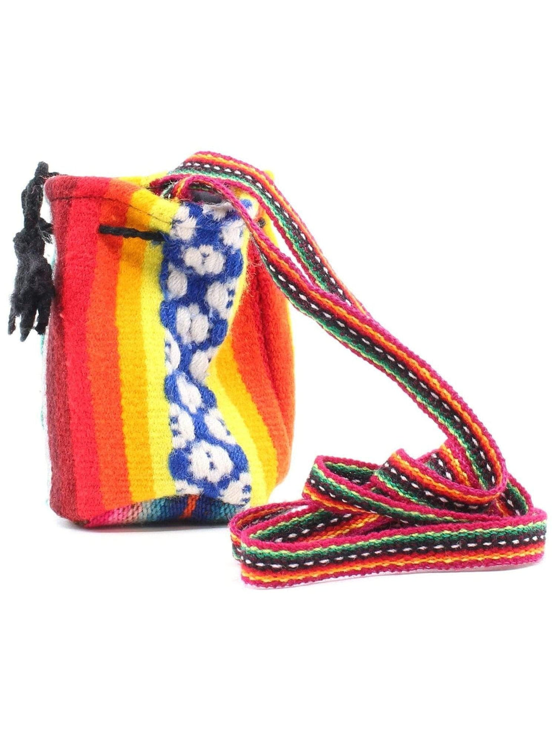 Peruvian Vintage Textile Drawstring Bag - Small | tx1107-02 | Shamans ...