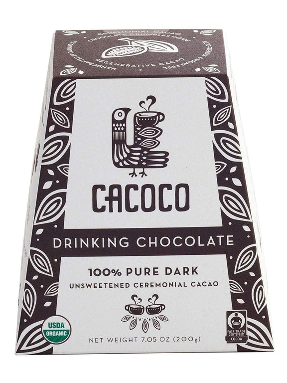 Cacoco Ceremonial Drinking Chocolate - 100% Pure Dark | af80 | Shamans ...