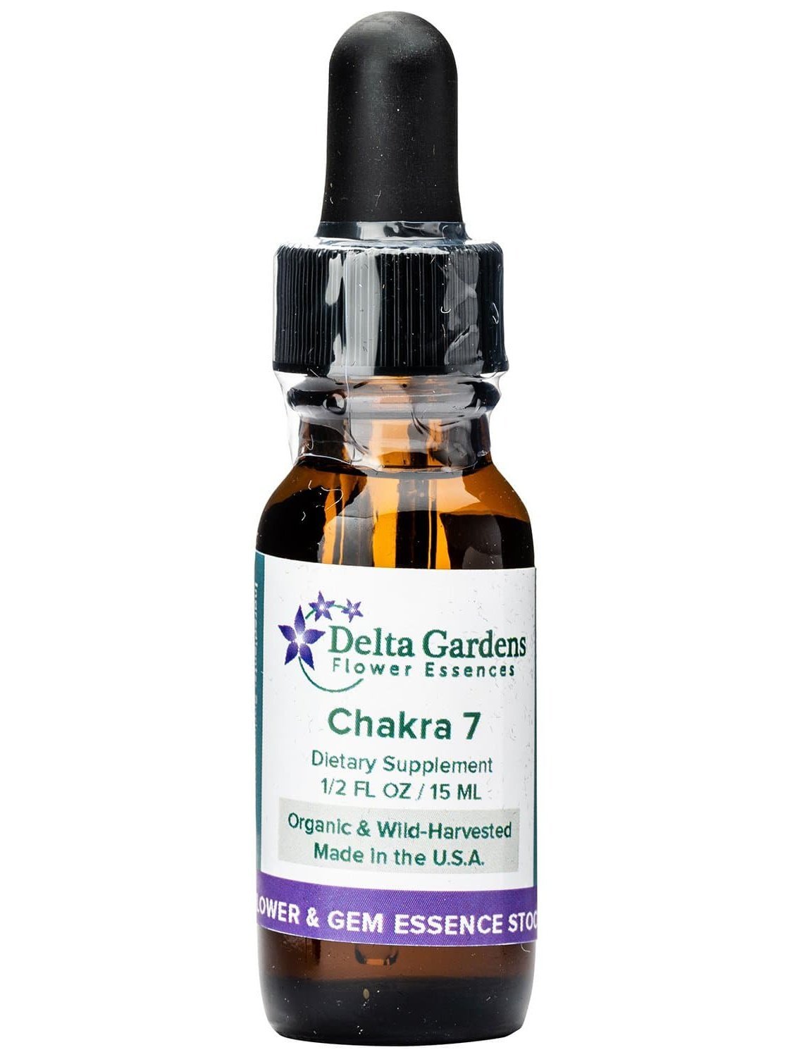 Flower & Gem Essence - Crown - Chakra 7 | dg20 | Shamans Market