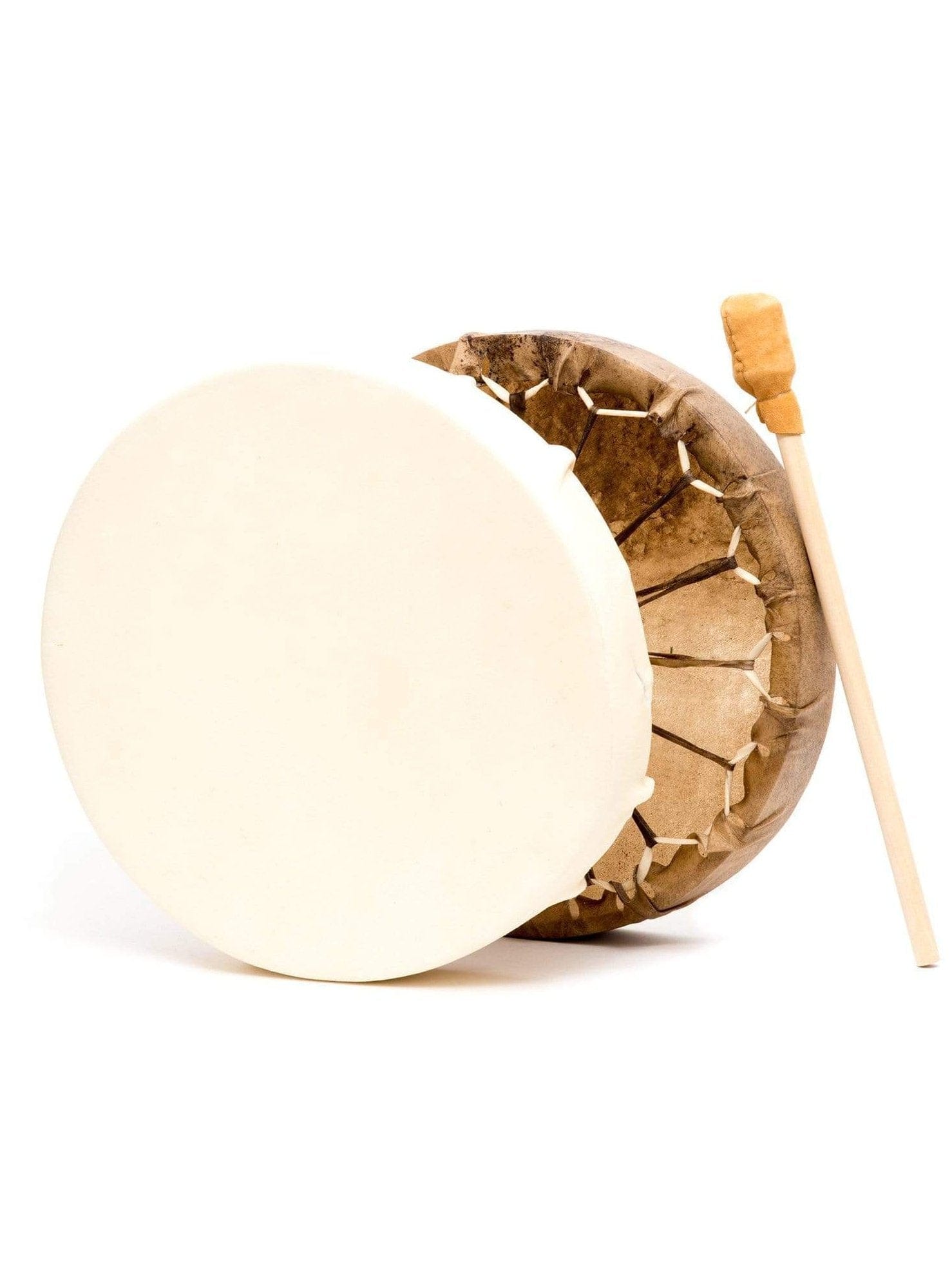 Native American Style Cow Hide Frame Hand Drum | mmhd-07-10 in ...