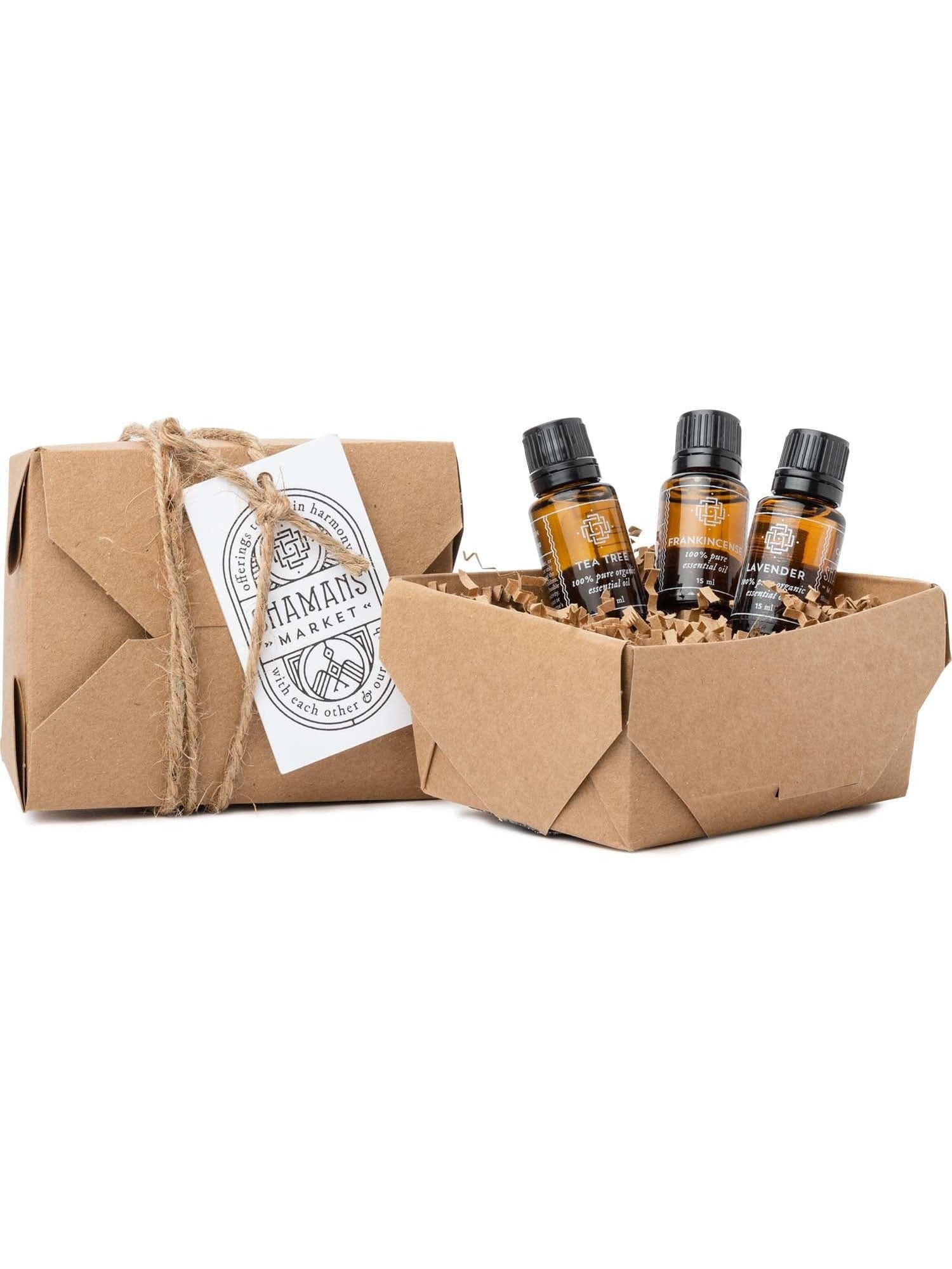 Essential Oil Starter Kit Gift Box | gs023 | Shamans Market