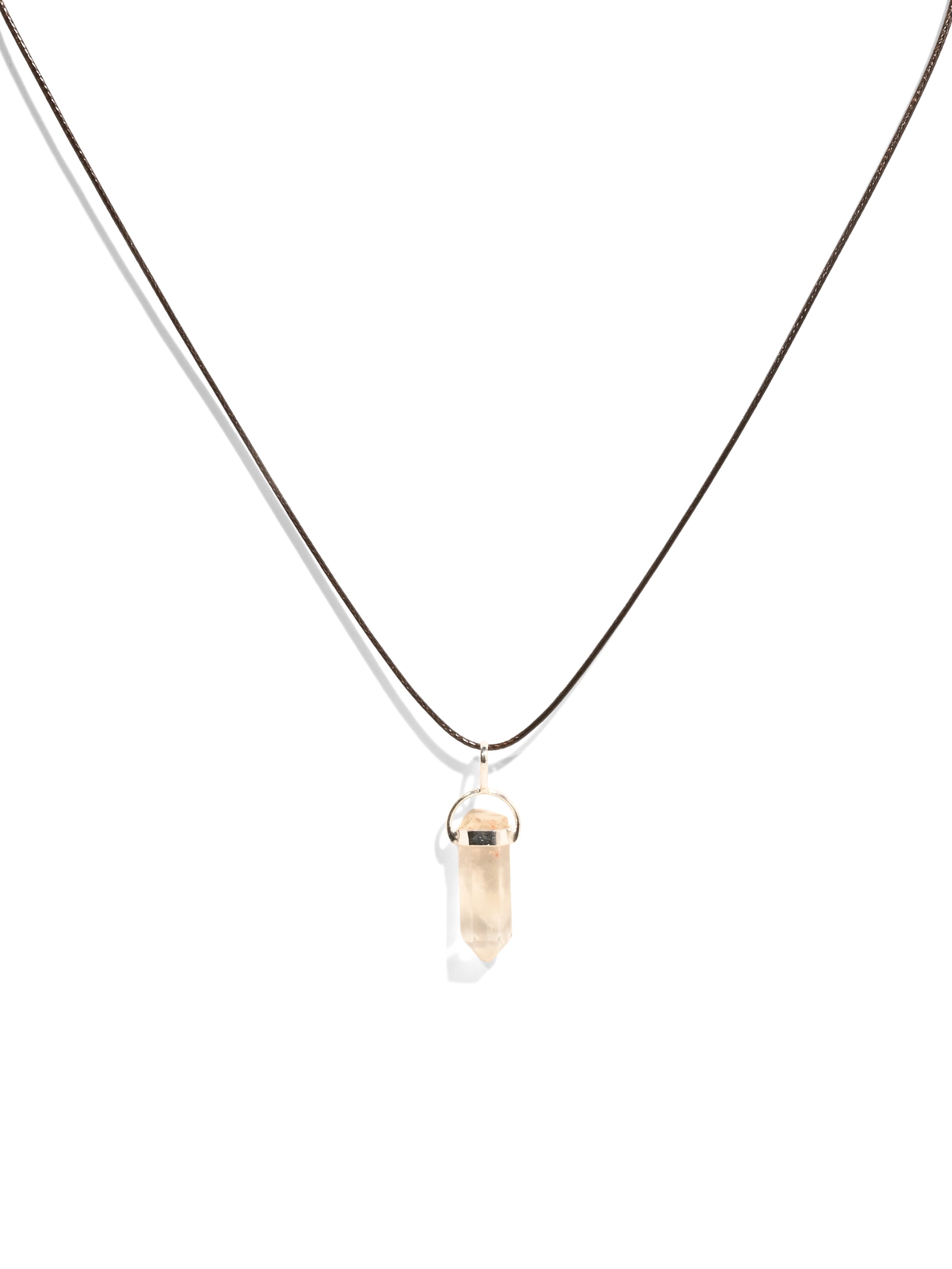 Phantom Quartz Pendant Necklace | j0521 | Shamans Market