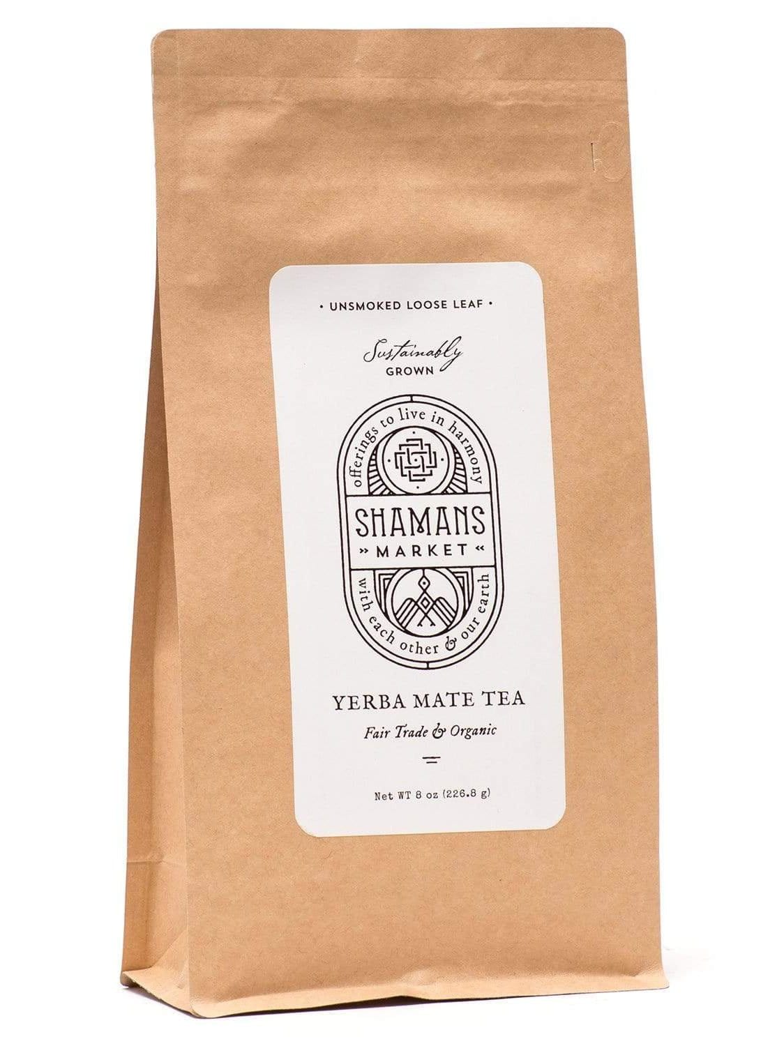 Yerba Mate Organic Unsmoked Loose Tea | af22 | Shamans Market