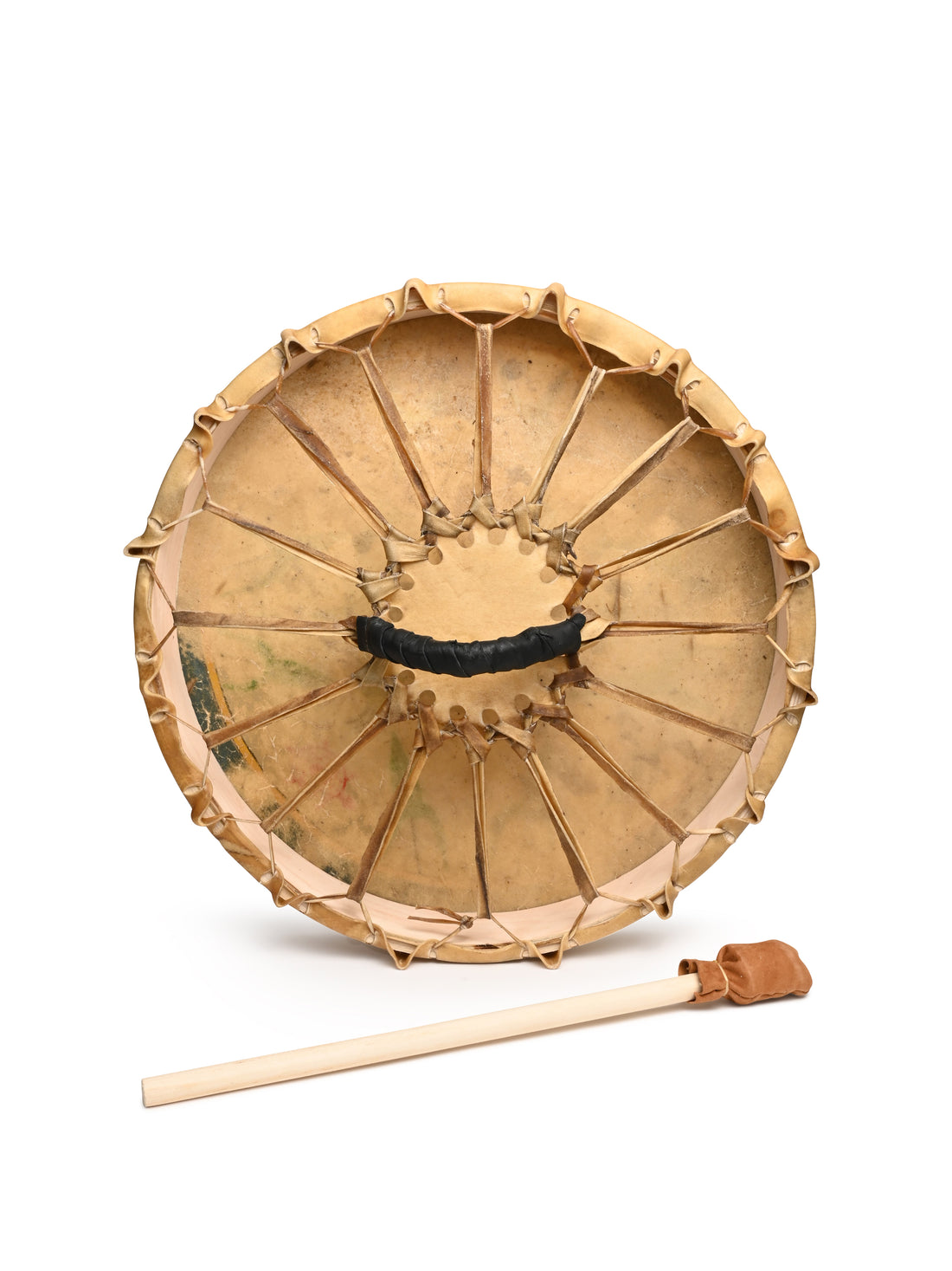 Mother Earth Turtle Buffalo Hide Drum | mmhd-20-18 | Shamans Market
