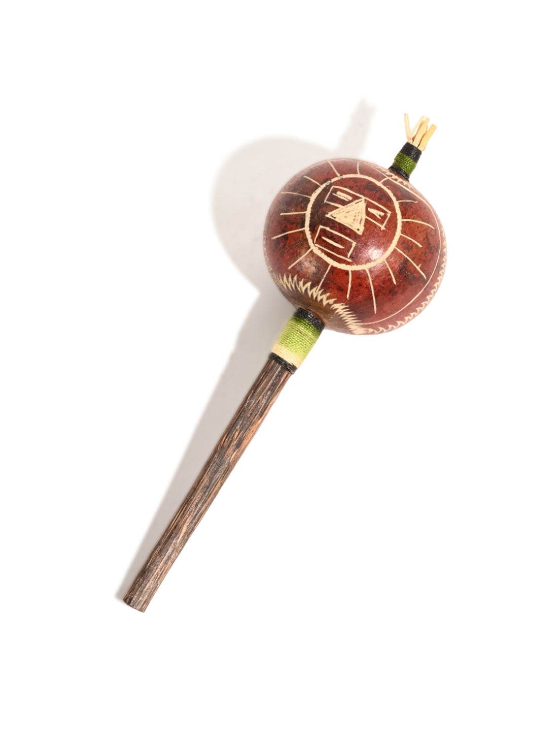 Peruvian Amazon Gourd Rattle - Moon/Sun with Rays | mmr005-Small ...