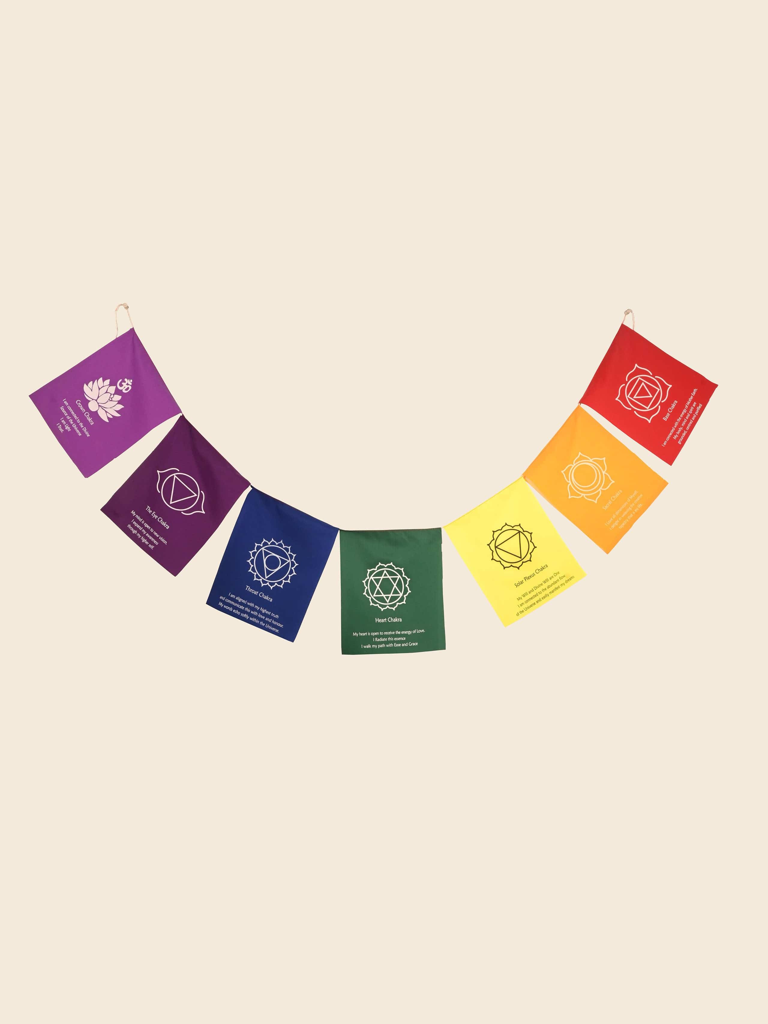Seven Chakra Healing Flag | si362 | Shamans Market
