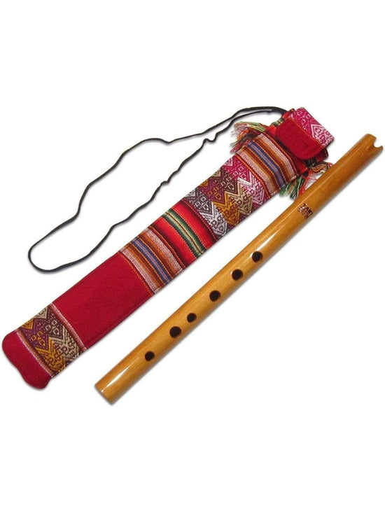 Quena Flute - Wood w/cover | mm0089 | Shamans Market