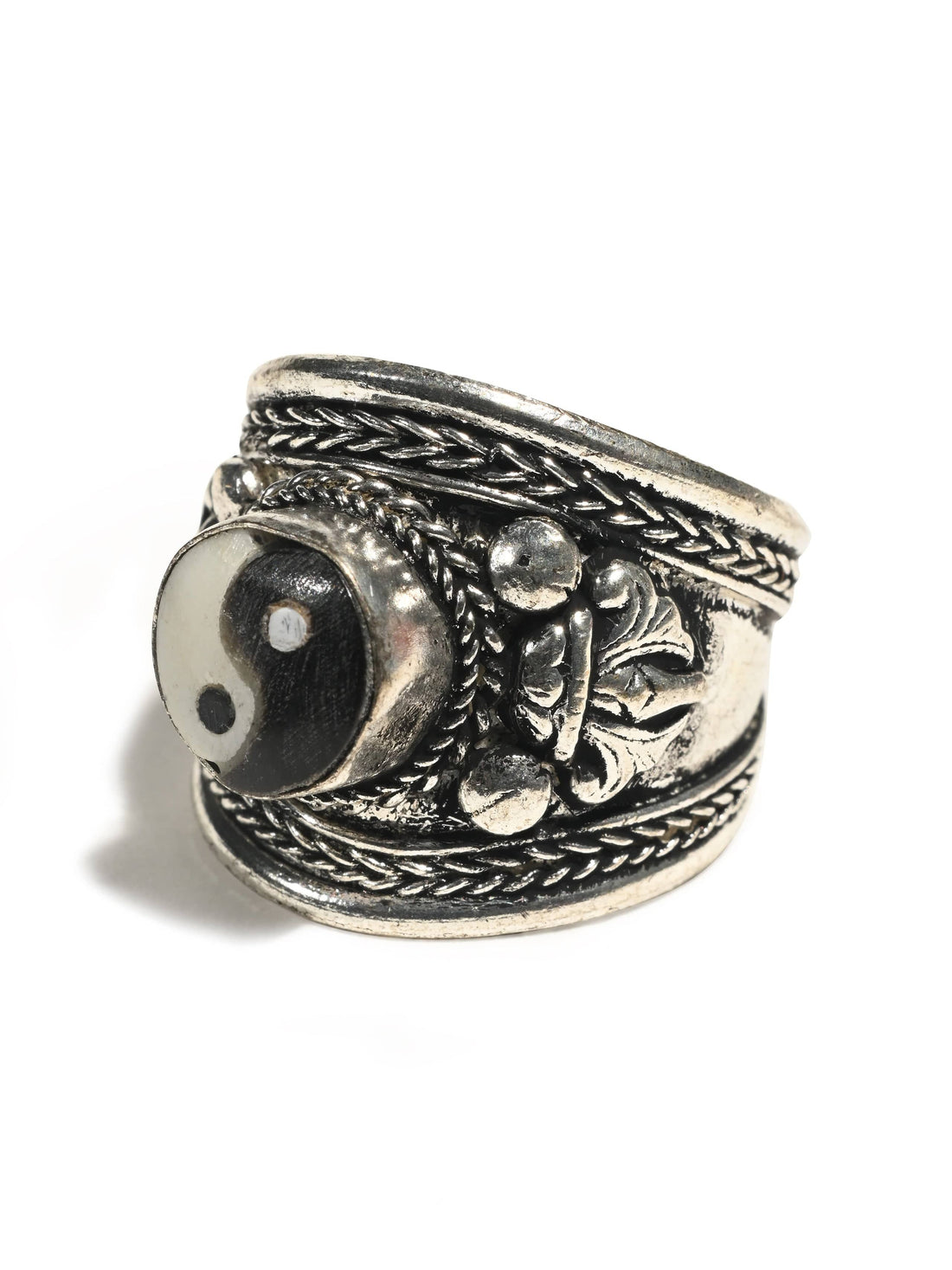 Tibetan Dorje Yin Yang Finger Ring | j0339 | Shamans Market