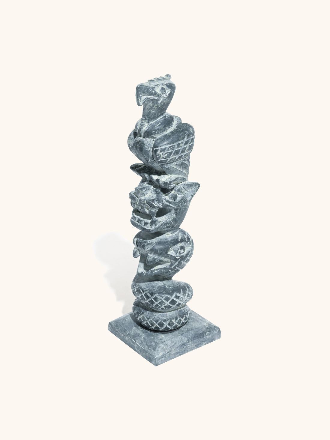 Stone Carved Totem Trilogy | si11-042 | Shamans Market