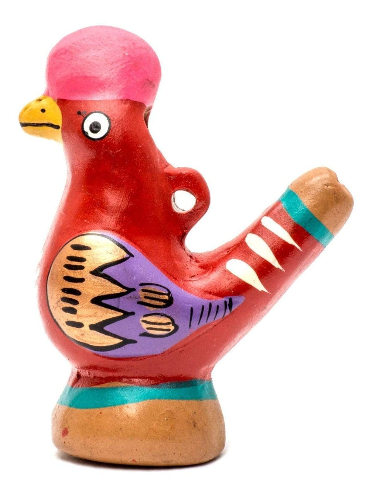 Rooster Mini Chirping Water Whistle | mmw13-red | Red | Shamans Market