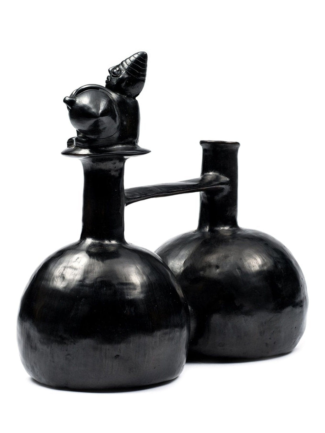 Huaco Silbador-Peruvian Water Whistling Vessel - Shaman with Vessel ...