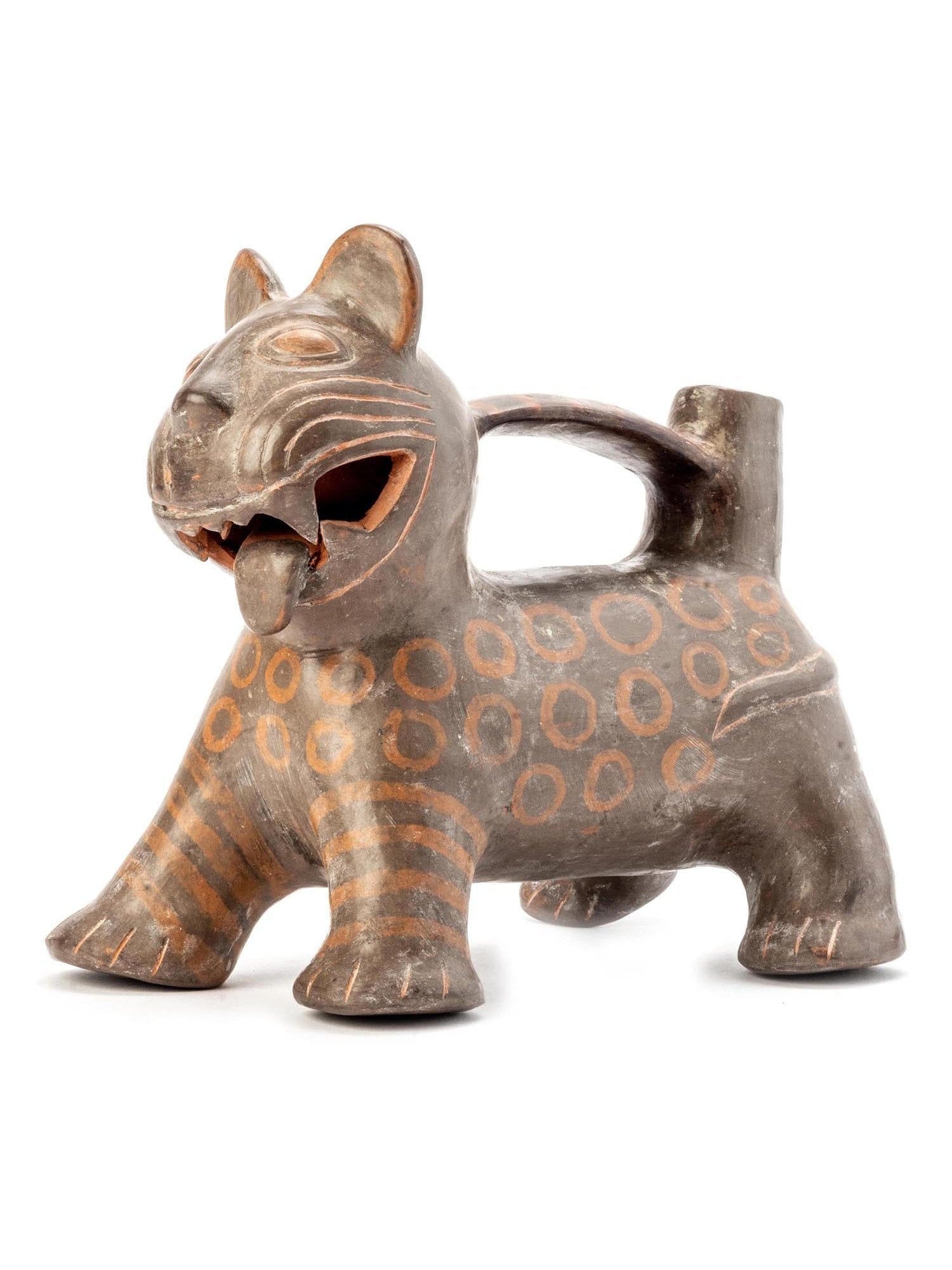 Huaco Silbador-Peruvian Whistling Vessel - Jaguar | mmwv057 | Shamans ...